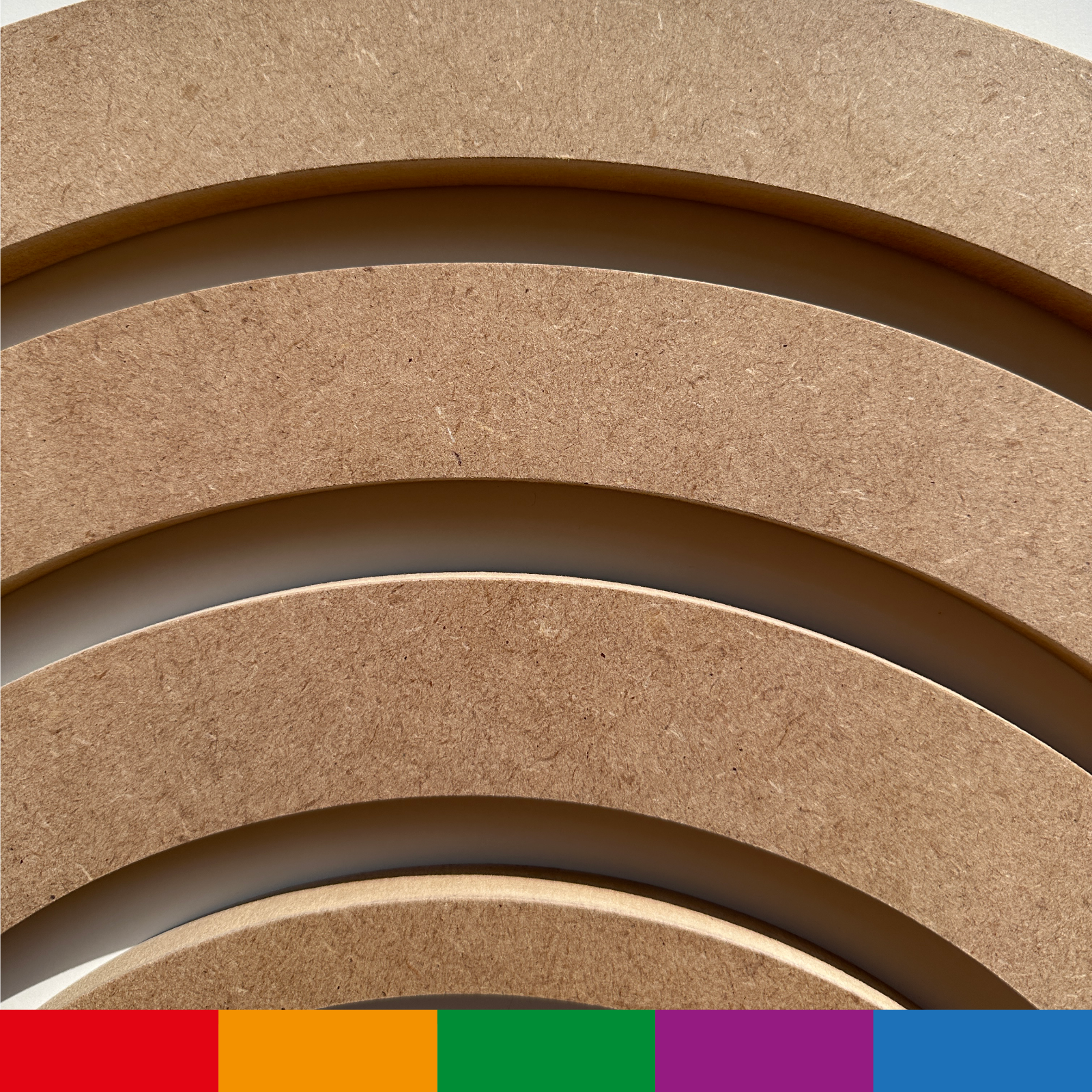 18mm MDF Circle Hoop Craft Blank 10cm to 60cm Wooden Round Ring Wreath ...